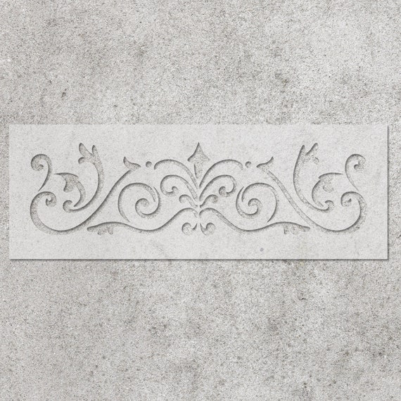 Wall Stencils Border Stencil Pattern Reusable Template for DIY - Etsy