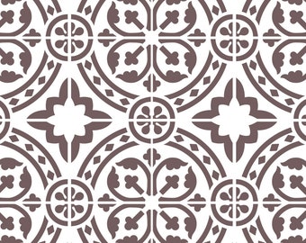 Wall Moroccan Tile Stencil T0055 for DIY Wall Decor Furniture | Etsy