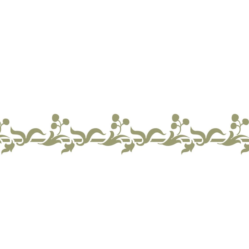 Wall Stencils Border Stencil Pattern 094 Reusable Template for | Etsy