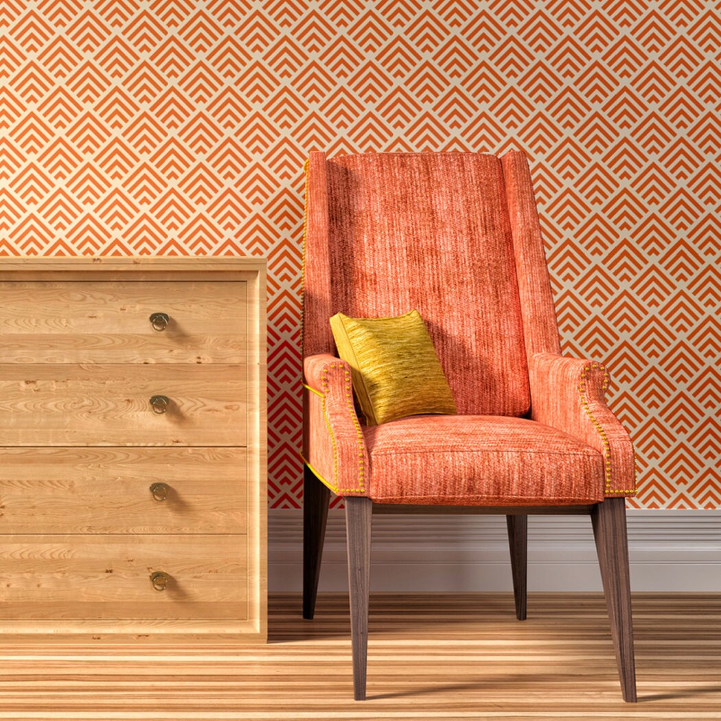 Modern Corners Pattern Wall Stencil for DIY Decorating - Etsy