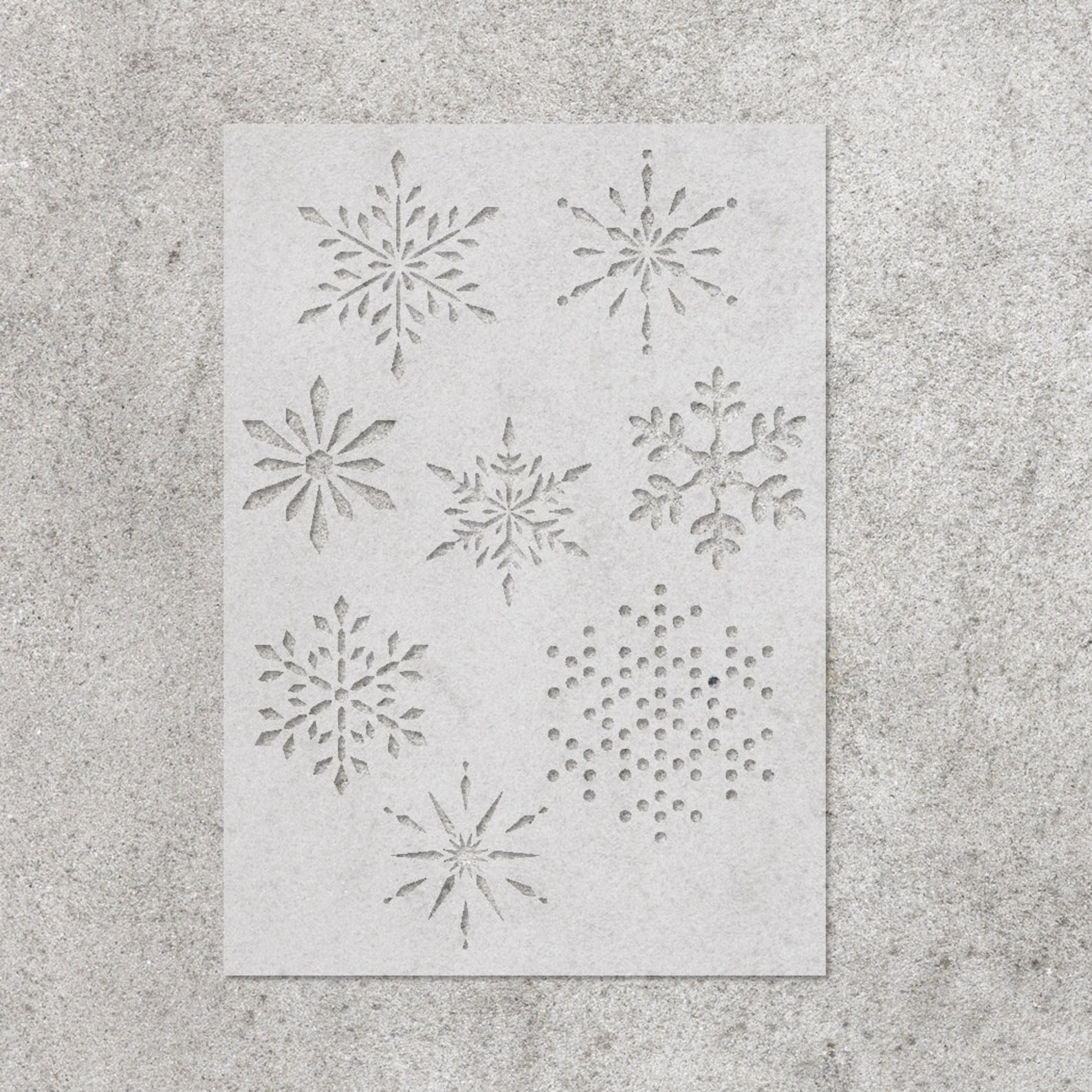 Snowflake Stencil - Great for Crafts and Windows - Etsy