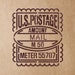 US Postage Mail Stamp Stencils for Crafting Canvas DIY Wall Decor - Etsy