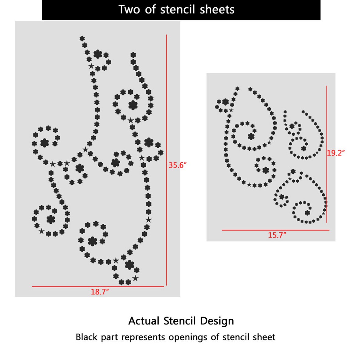 Wall Stencils Firecracker Stencil for Wall Decor Modern Painting - Etsy