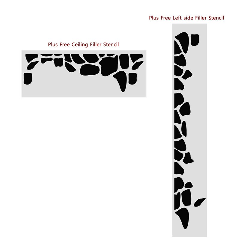Stone Texture Stencil Allover Reusable Stencils for Large - Etsy