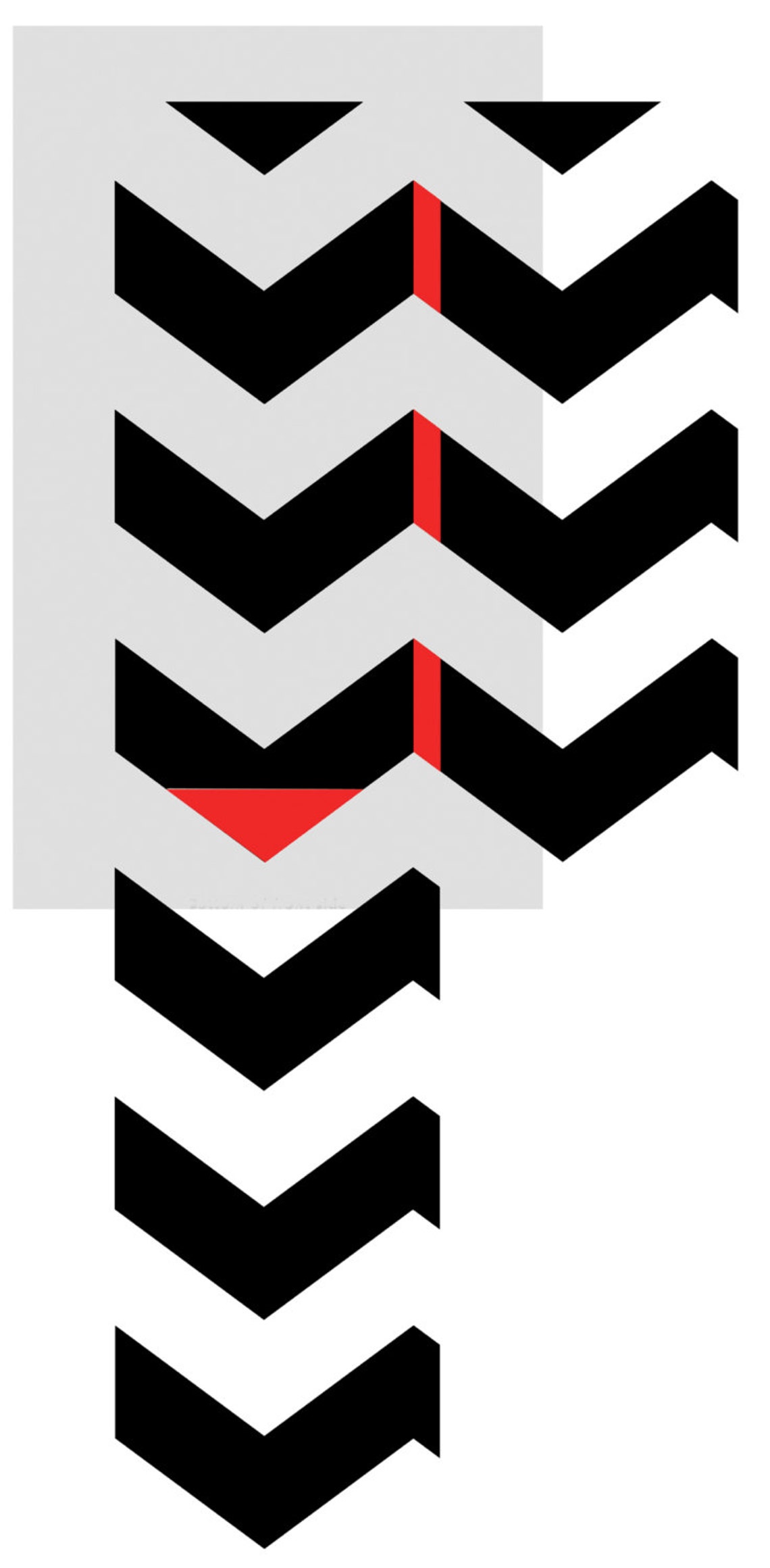 Chevron Allover Stencil set2 Sheets for DIY Wall Decor | Etsy