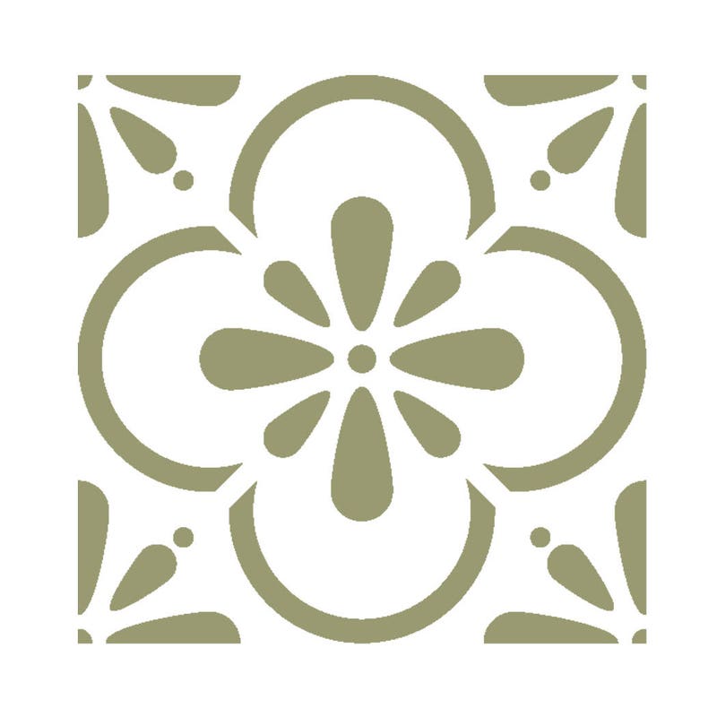 Moroccan Tile Stencil - Etsy