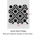 Geometric Modern Wall Stencil Jeremy Allover Pattern Stencil for a DIY ...