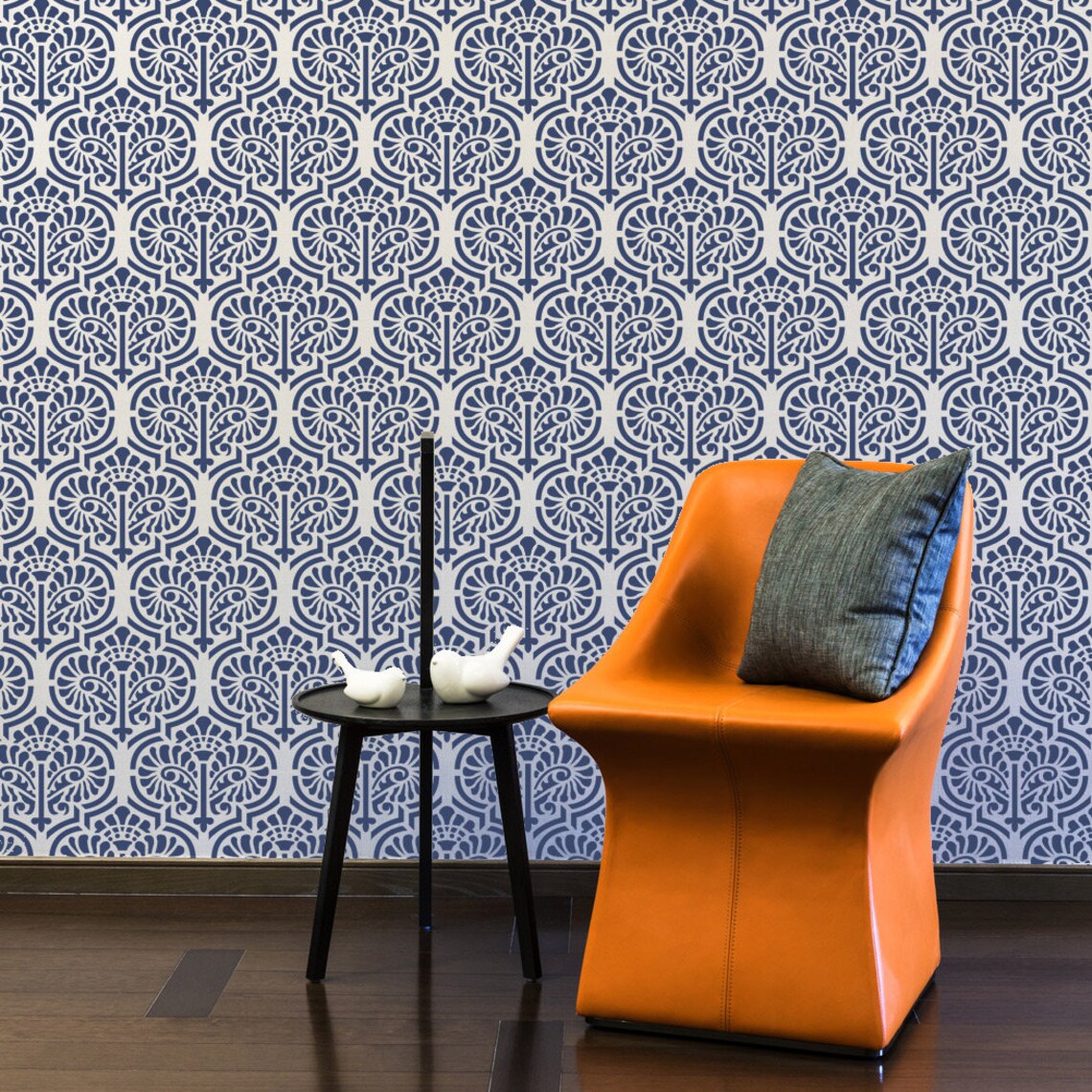 Moroccan Wall Allover Stencil Sidi Rahhal Reusable Trellis - Etsy