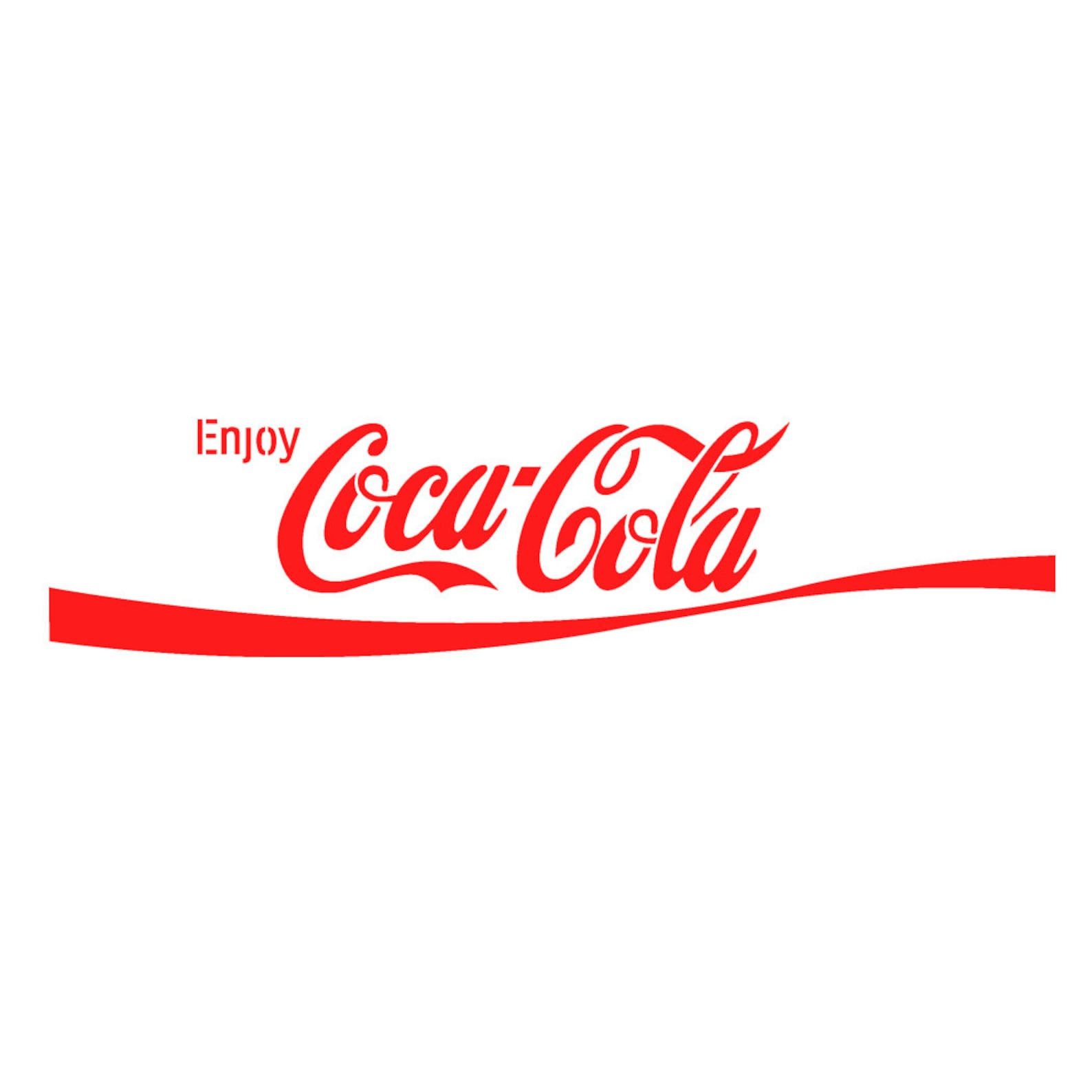 Enjoy Coca-cola Stencil Reusable Stencil for Wall Art Craft - Etsy Canada