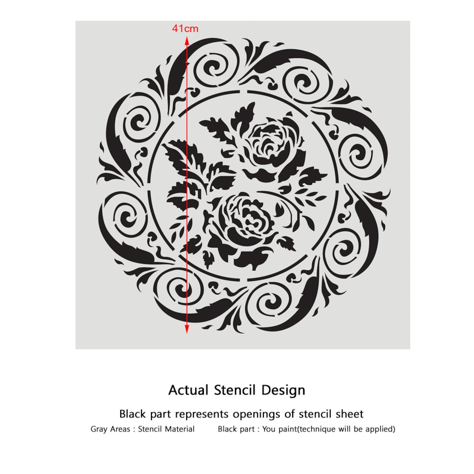 Mandala Stencil Saka Reusable Stencils for DIY Home | Etsy