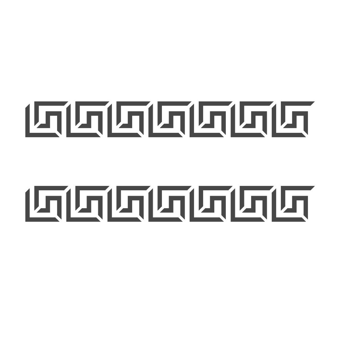 Greek Key Side Border Stencil Reusable Template for Crafting - Etsy