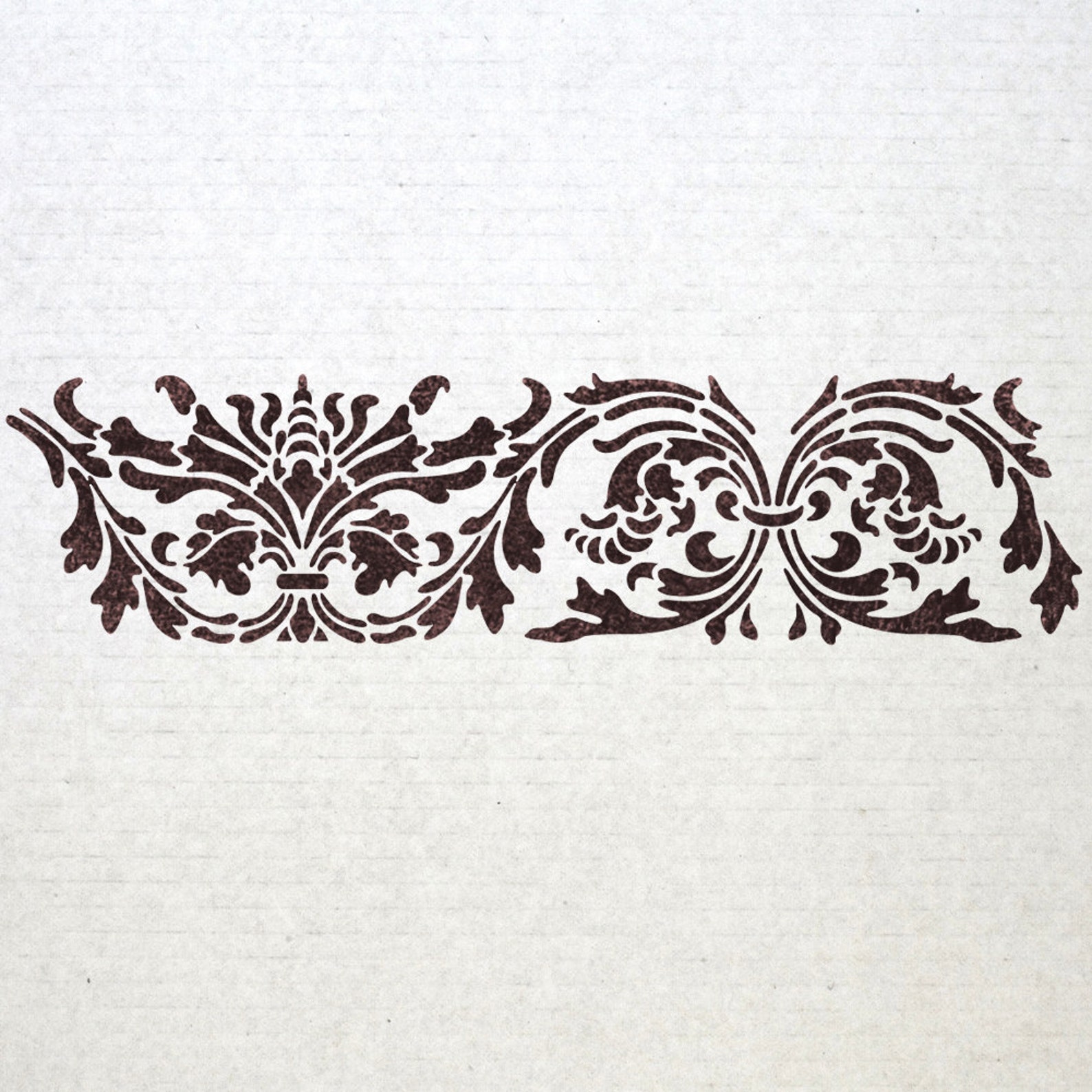 Wall Border Stencils Pattern 009 Reusable Template for DIY - Etsy