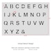 Alphabet Stencil Reusable Template for Wall Art Crafting and Painting ...