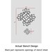 Serena Wall Stencils Reusable Stencil Small Size for DIY Wallpaper ...