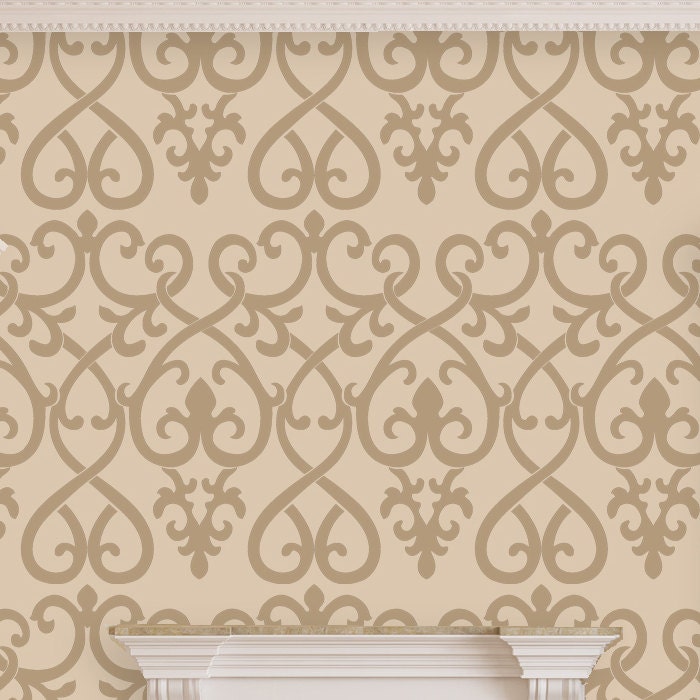 Classic Decorative Wall Stencil Pattern for Wall Room Decor Home ...
