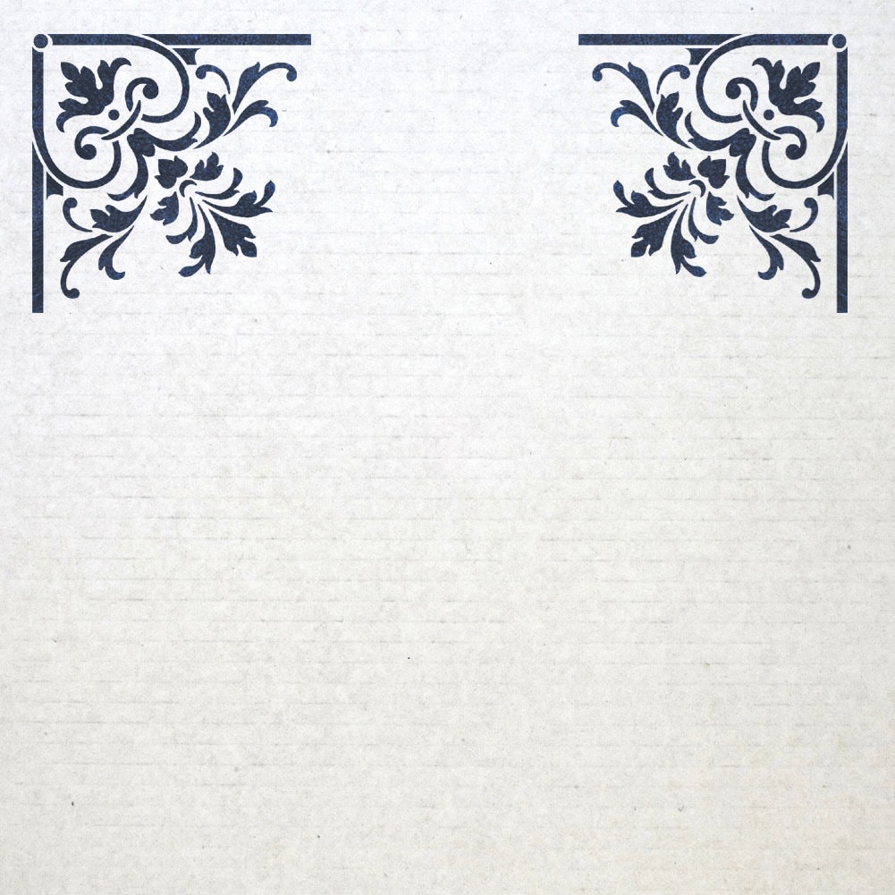 Corner Stencil Reusable Template 025 for Wall DIY Decor - Etsy Canada