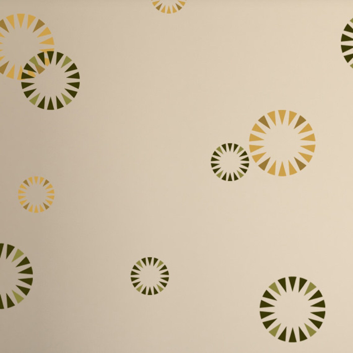 Wall Stencils Circle Shape Firecracker Stencil for Modern Wall Painting ...
