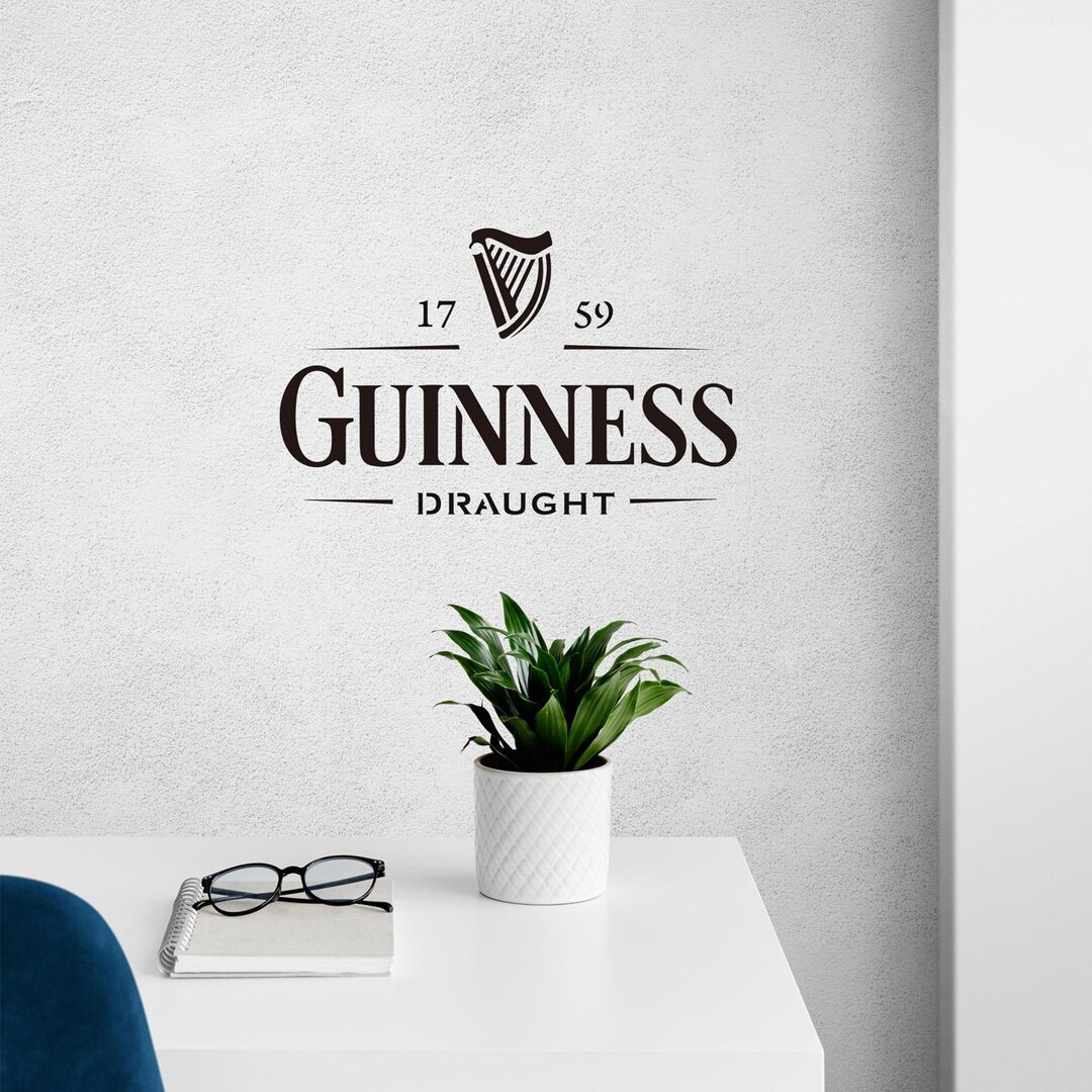 Guinness Stencil for DIY Art & Crafts Reusable Stencil Sheet for St ...