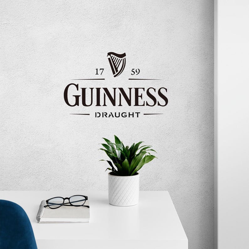 Guinness Stencil for DIY Art & Crafts Reusable Stencil Sheet for St ...