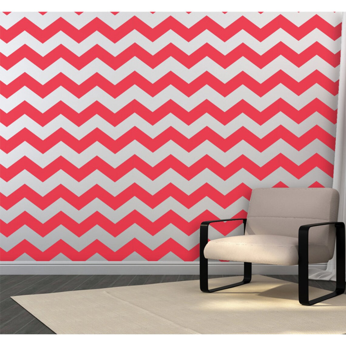 Chevron Allover Stencil set2 Sheets for DIY Wall Decor | Etsy