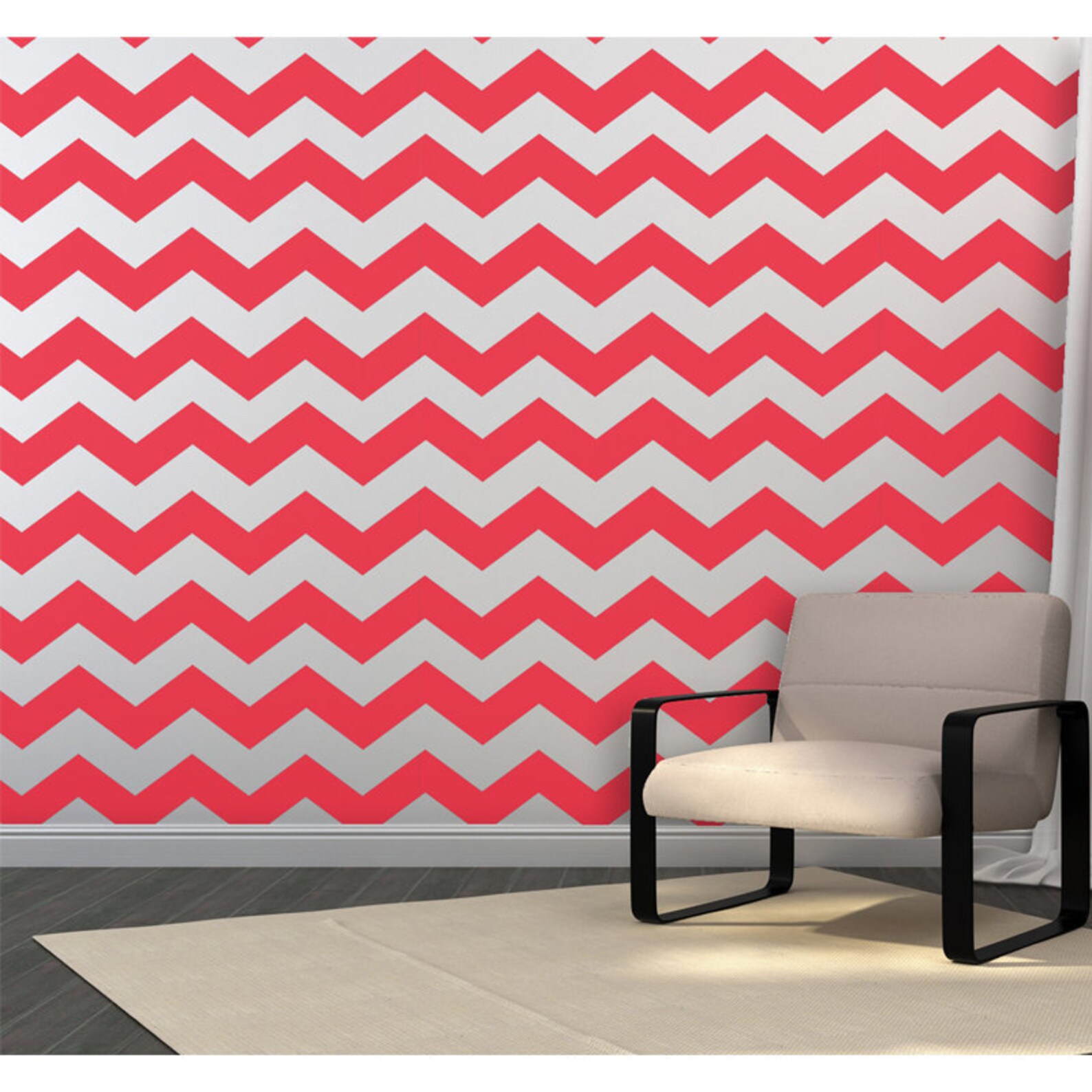 Chevron Allover Stencil set2 Sheets for DIY Wall Decor | Etsy