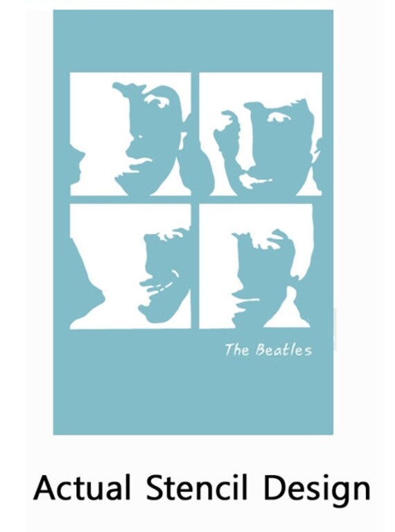 Beatles Logo Stencil