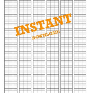 Instant Download! Printable GENERIC Scoresheet. Digital. Multi-use ...