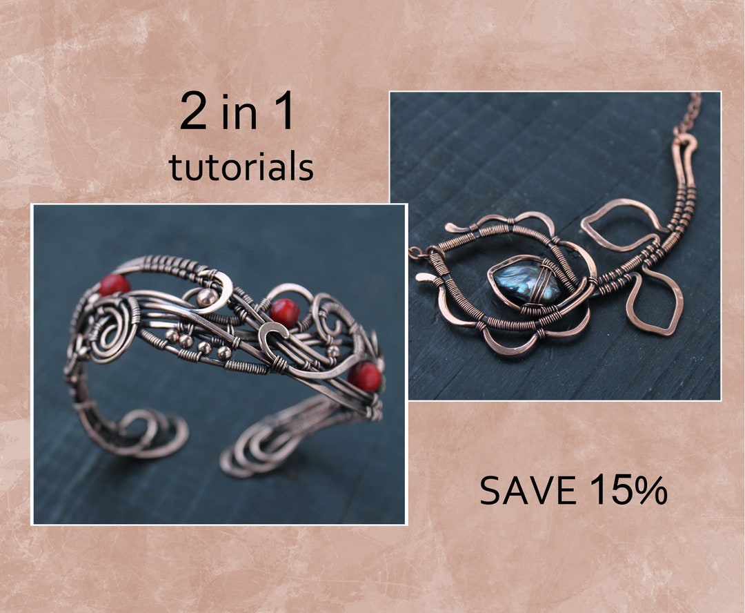 Tutorial Wire Wrap Wire Wrapped Pendant Wire Wrapped Bracelet Lesson ...