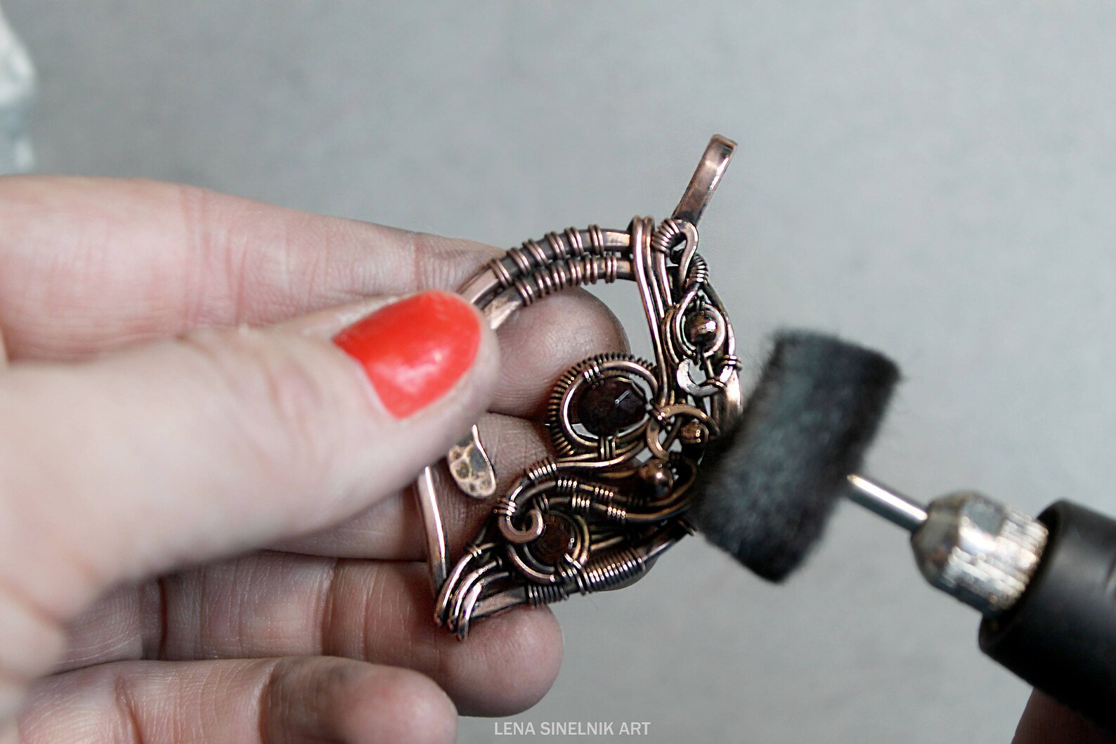 Necklace and Bracelet Tutorial Wire Wrapped Pendant PDF Wire Weaving ...