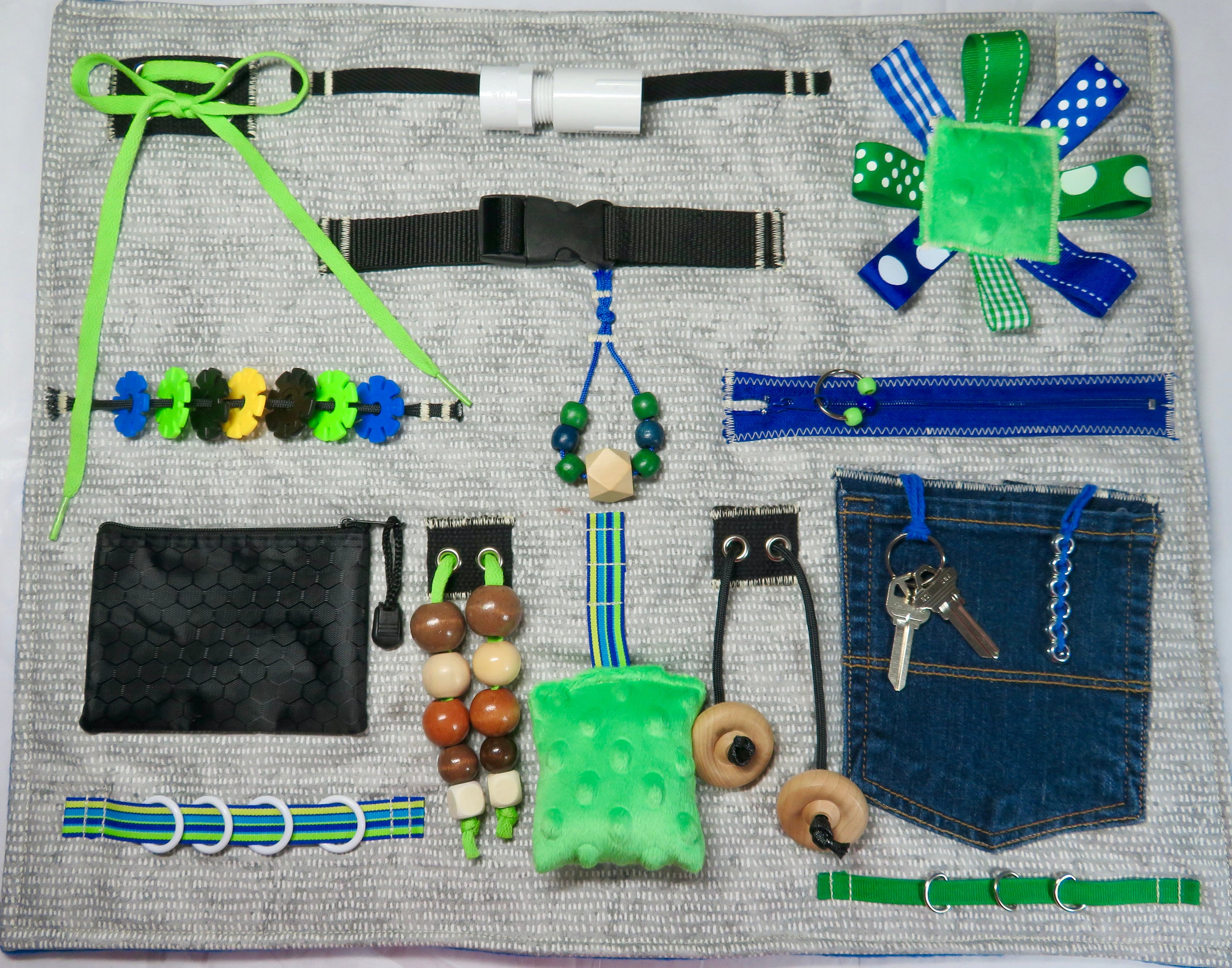 Sensory Fidget Blanket: Activity Lap Quilt for Dementia, Alzheimer's - Etsy