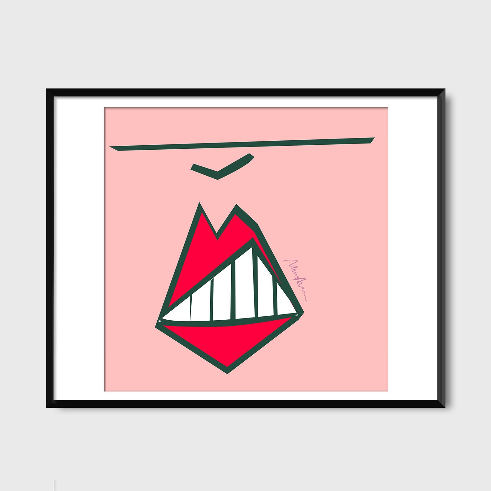 Diva Red Lips - Etsy