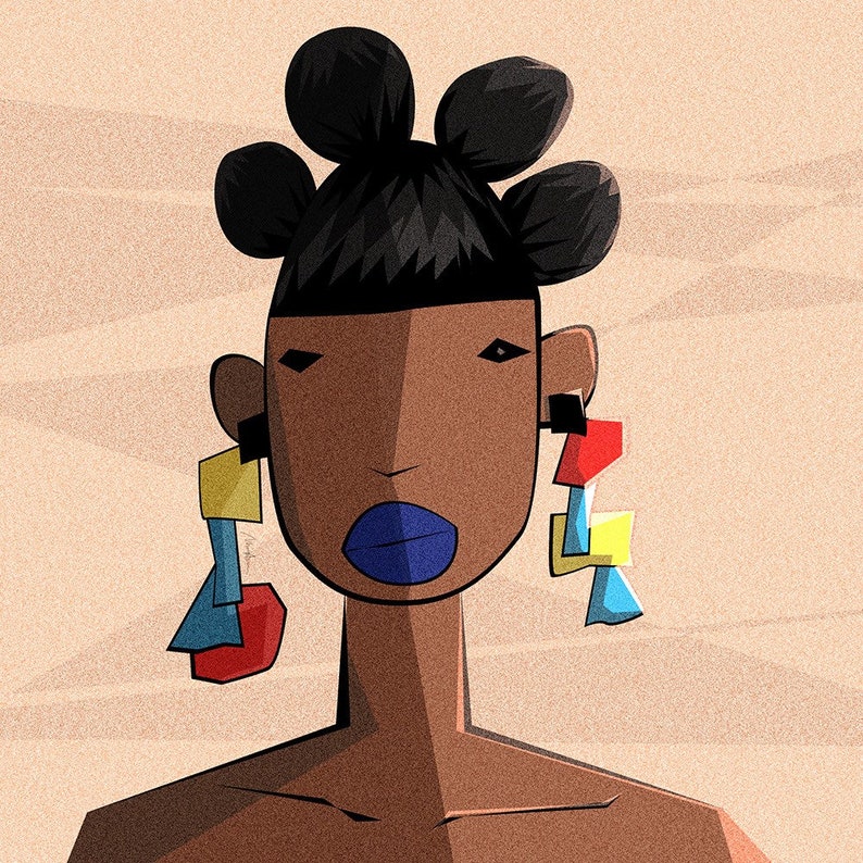 Afro Funk Hair by Monica Ahanonu | Etsy