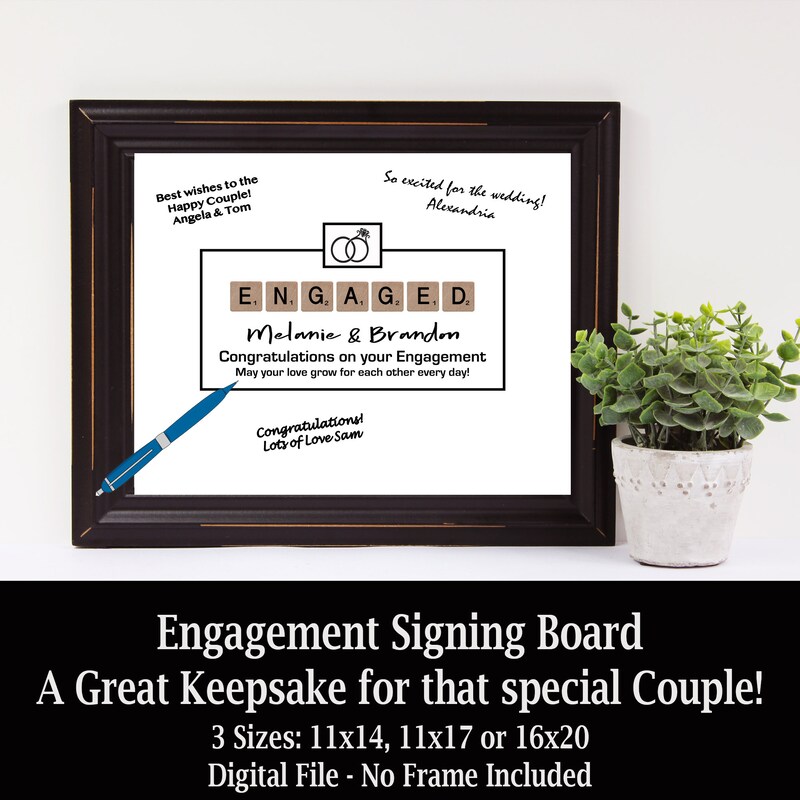 Guest Book Poster - Etsy