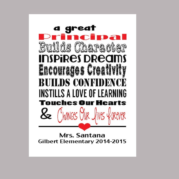 Principal Poem - Etsy