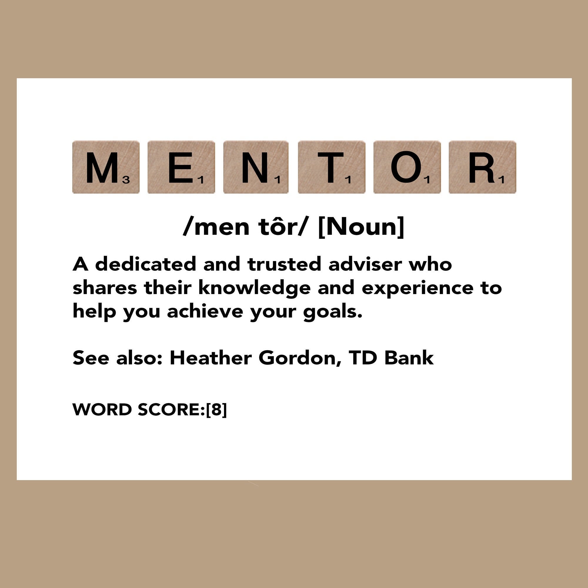 Mentor Gift Mentor Printable Sign Boss Mentor Gift | Etsy Canada