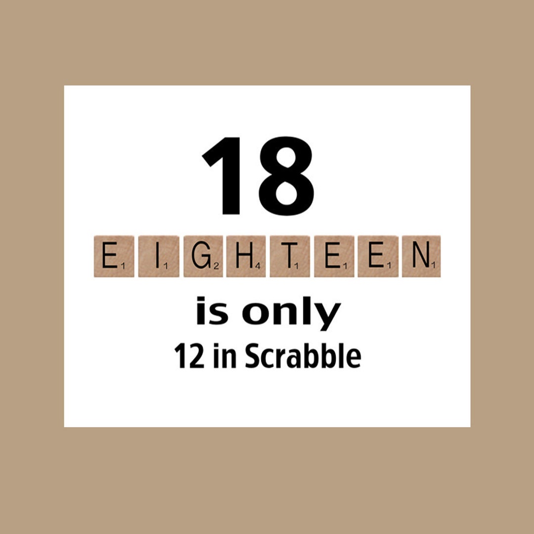 18th Birthday Card Funny Birthday Card The Big 18 Scrabble Birthday 18th-birthday-card-funny-birthday-card-the-big-18-scrabble-birthday