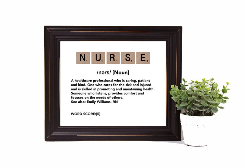Nurse Appreciation Gift Nurse Printable Sign Nurse | Etsy