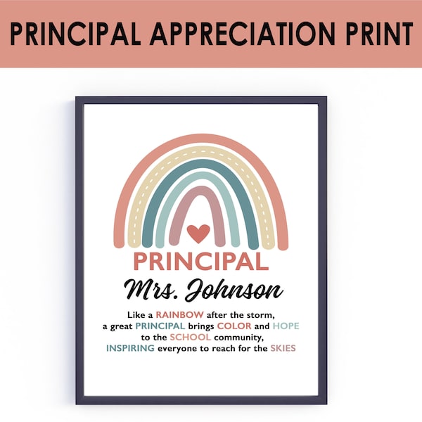 Principal Poem - Etsy