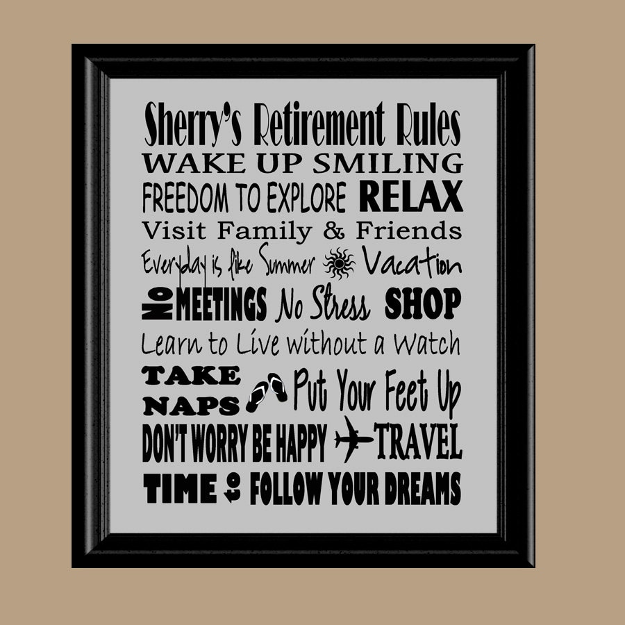 Retirement Print Retirement Art Retiree Gift Mom Retirement - Etsy Canada