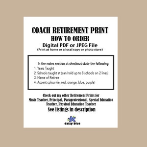 Coach Retirement Gift, High School Coach Gift, Retirement Gift ...