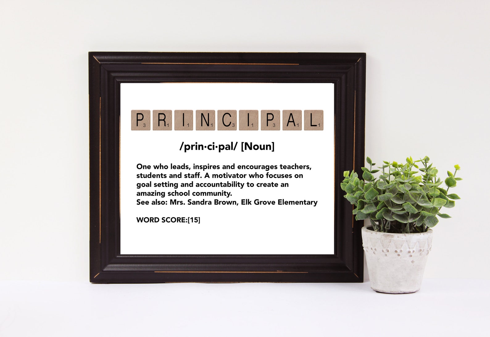 Principal Gift Principal Printable Sign Teacher Appreciation - Etsy