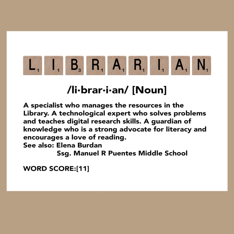 Librarian Gift Librarian Printable Sign Elementary School - Etsy