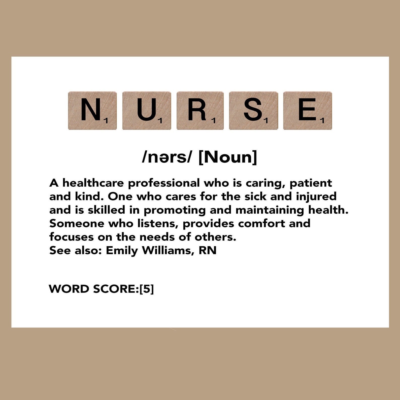 Nurse Appreciation Gift Nurse Printable Sign Nurse | Etsy