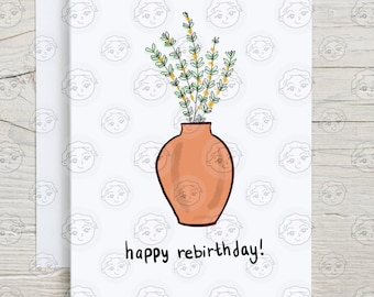 Happy Rebirthday Card Stem Cell Transplant Card Bone Marrow Transplant ...