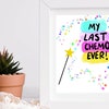 INSTANT Download Last Chemo Sign End of Chemo Sign Printable No Mo ...