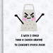 Funny Cute Support Card Encouragement Card Inspirational Card I Love ...