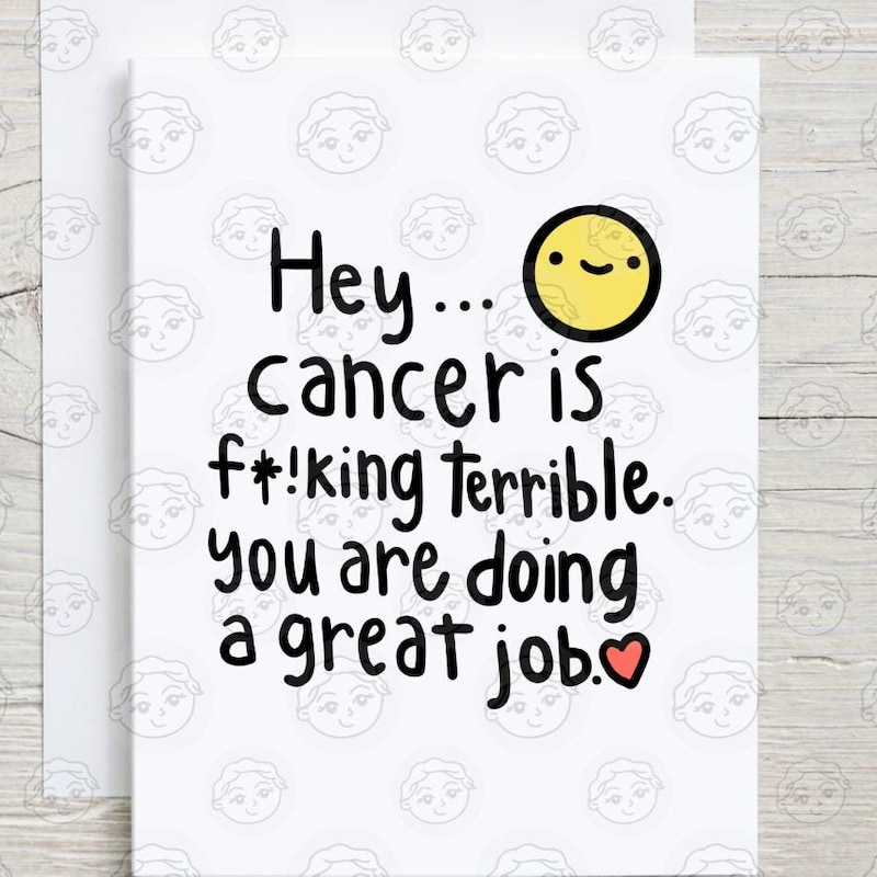 Funny Cancer Card - Etsy