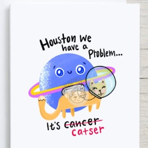 Funny Cancer Support Card Battle BS Cancer Encouragement Cancer Fighter ...