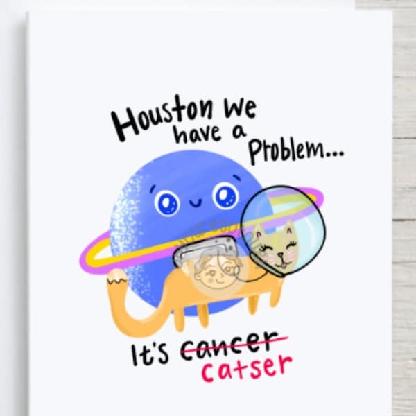 Funny Cancer Support Card Battle BS Cancer Encouragement Cancer Fighter ...