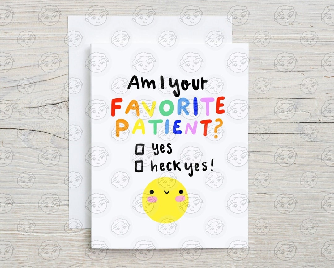 Funny Doctor Thank You Card - Doctor Greeting Card - Doctor Thank You ...